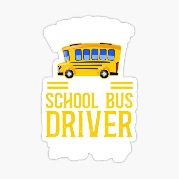 "School Bus Driver" Sticker for Sale by eleanoreedmund | Redbubble