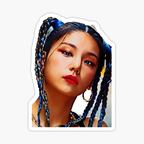 "yeji itzy art" Sticker by itzy-lov | Redbubble