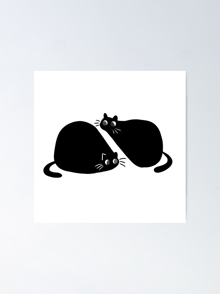 "funky cats!" Poster by fizzyfantasy | Redbubble
