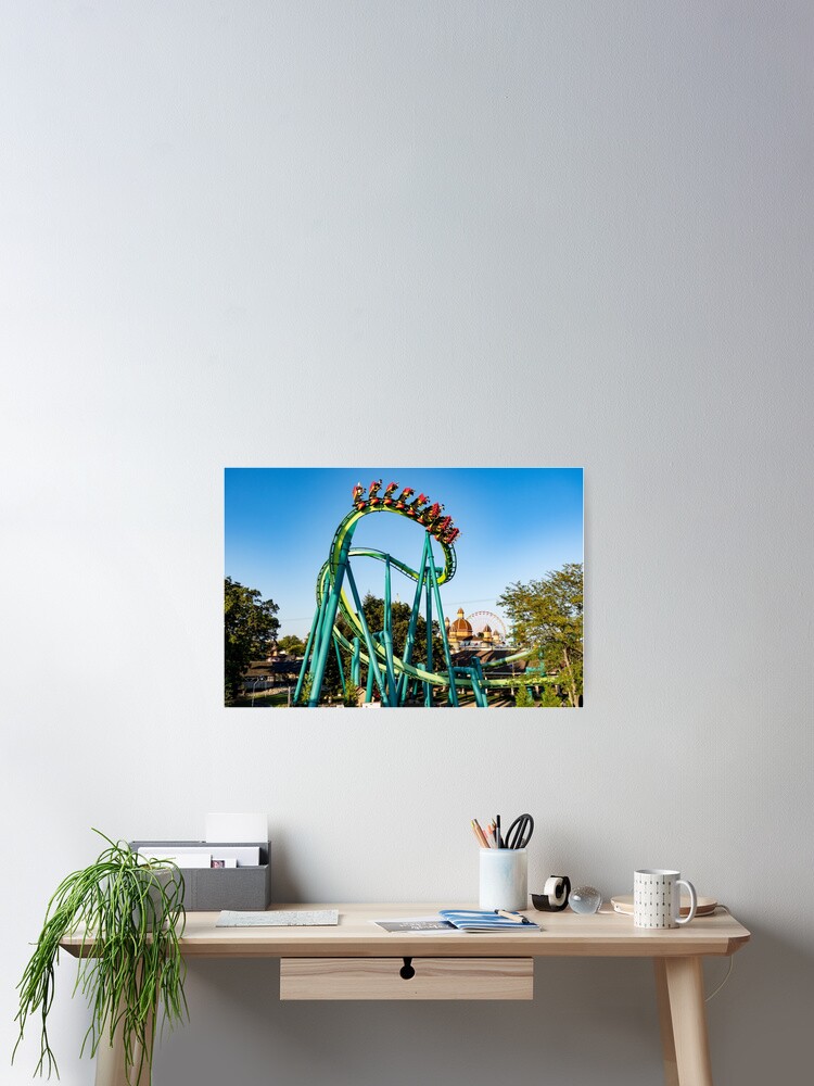 "Cedar Point Raptor Roller Coaster 2021" Poster for Sale by davefilm ...