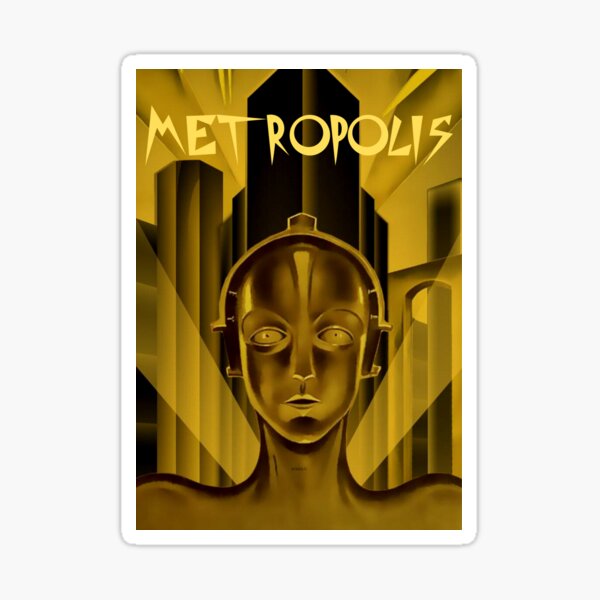 "Metropolis" Sticker by TheVarc | Redbubble