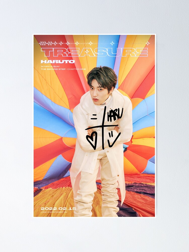 Poster « Signé TREASURE Haruto The Second Step Chapter One Concept ...