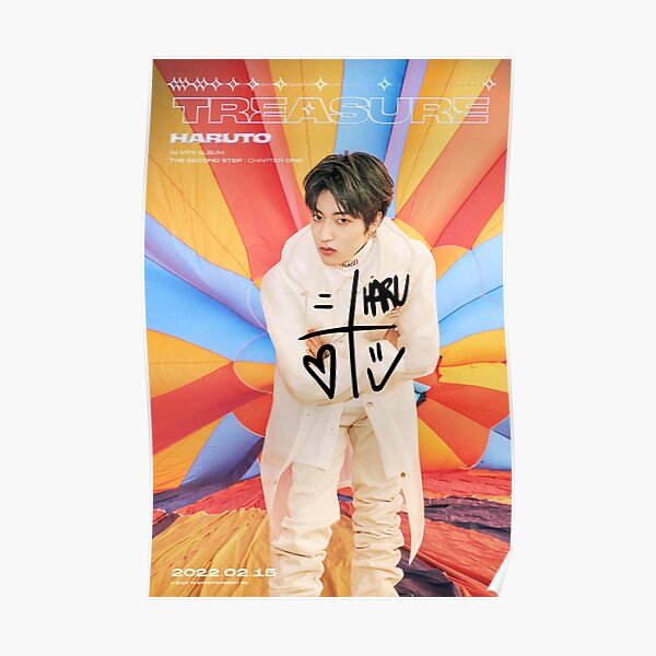 Poster « Signé TREASURE Haruto The Second Step Chapter One Concept ...