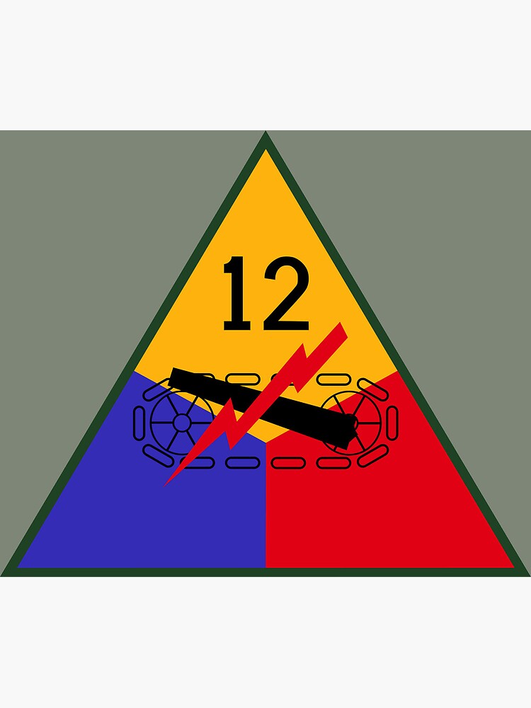 "12th Armored 'Hellcat' Division (United States Army - Historical)" Art ...