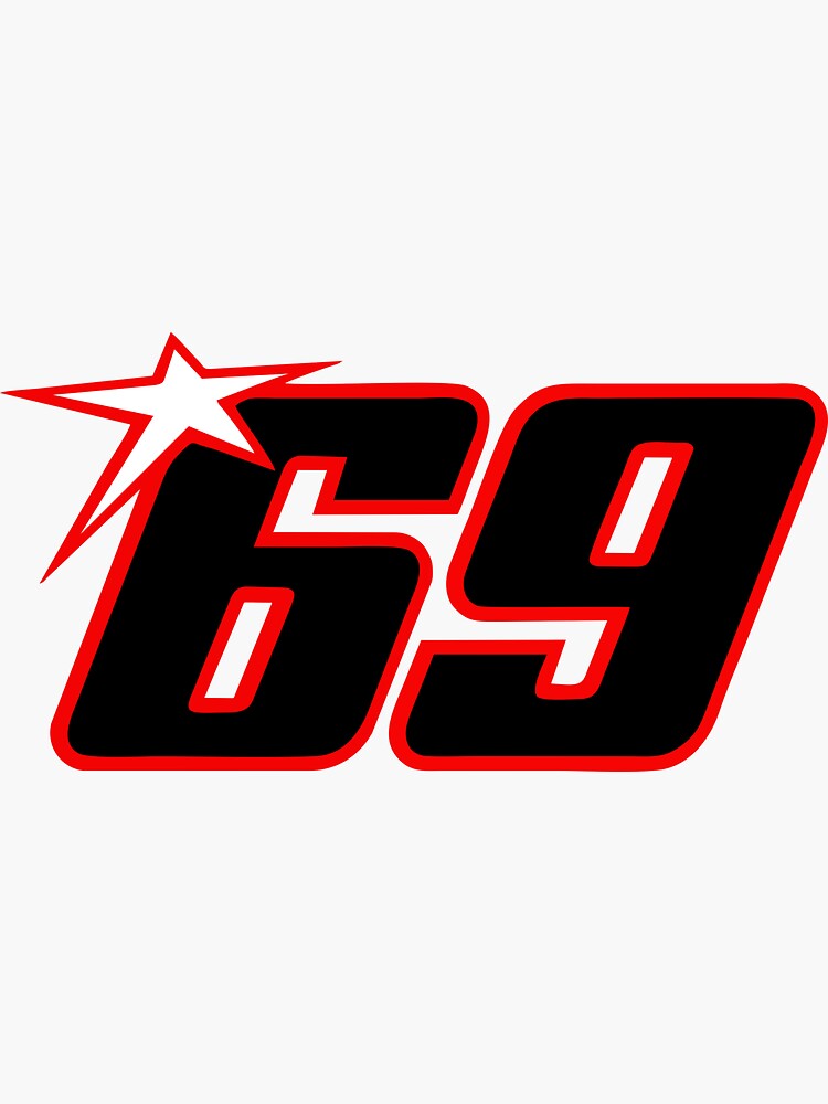 "69 Nicky hayden" Sticker for Sale by mayasingularity | Redbubble