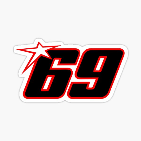 "69 Nicky hayden" Sticker for Sale by mayasingularity | Redbubble