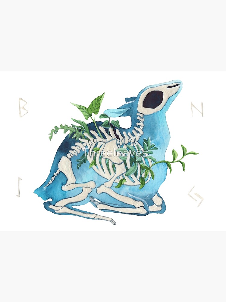 "Skeleton Doe" Poster for Sale by Threeleaves | Redbubble