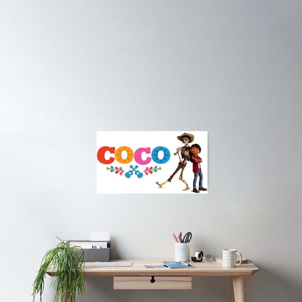 "coco cartoon" Poster for Sale by Maysepans | Redbubble