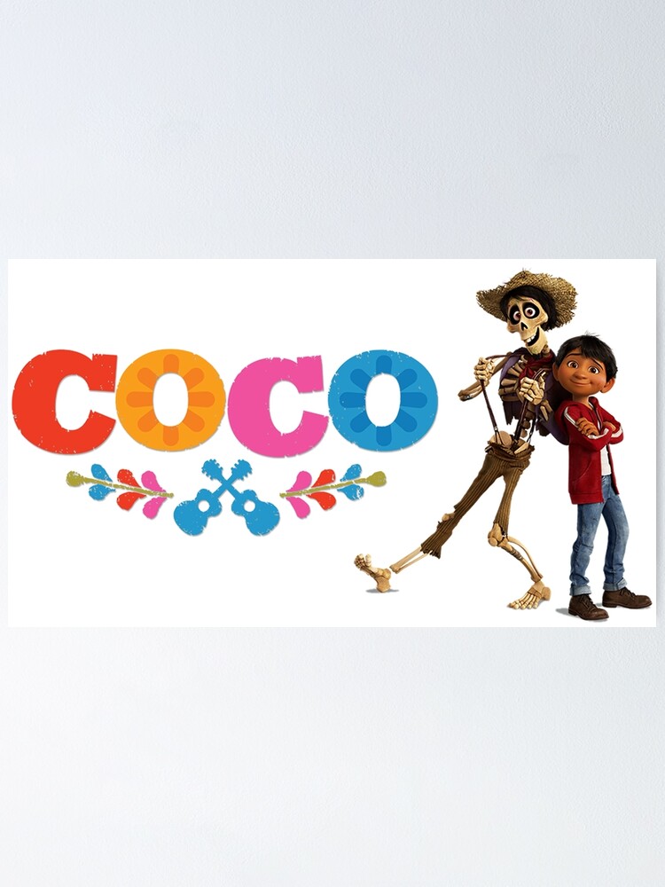"coco cartoon" Poster for Sale by Maysepans | Redbubble