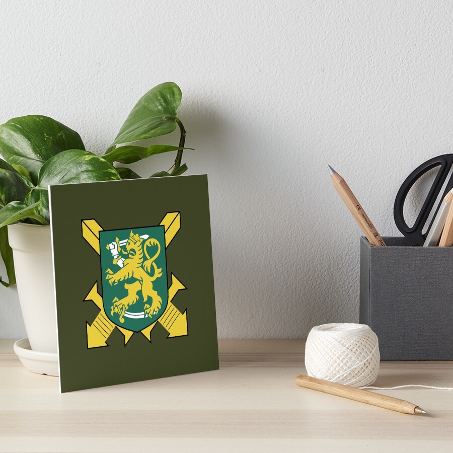 "Finnish Army - Suomen maavoimat" Art Board Print by wordwidesymbols ...