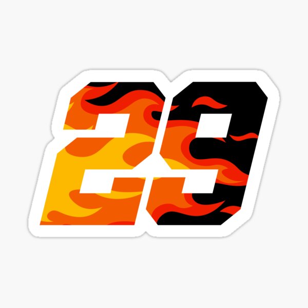 "On Fire Racing Car Number 29 Decal" Sticker for Sale by KevBrettArt ...