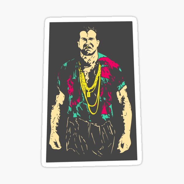 "The bad guy" Sticker for Sale by PEArt | Redbubble