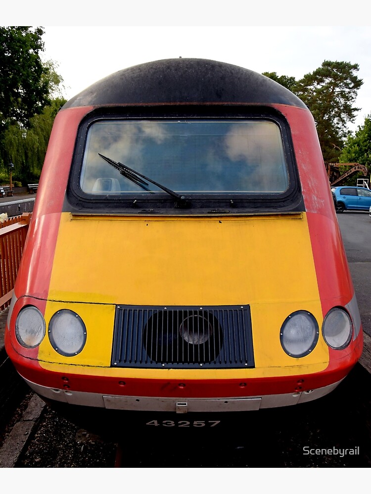 "HST Power car front view" Poster for Sale by Scenebyrail | Redbubble