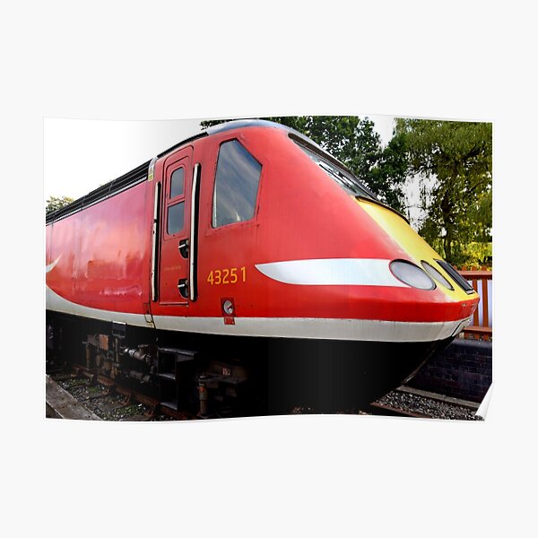 "HST Power car 43251" Poster for Sale by Scenebyrail | Redbubble