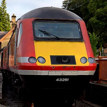 "HST Power car front view" Photographic Print for Sale by Scenebyrail ...