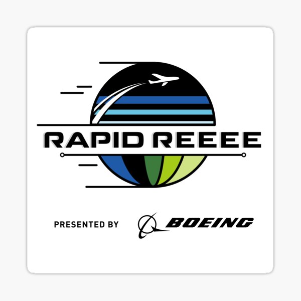 "FRC Rapid React “Rapid REEEE” Square Sticker" Sticker for Sale by ...