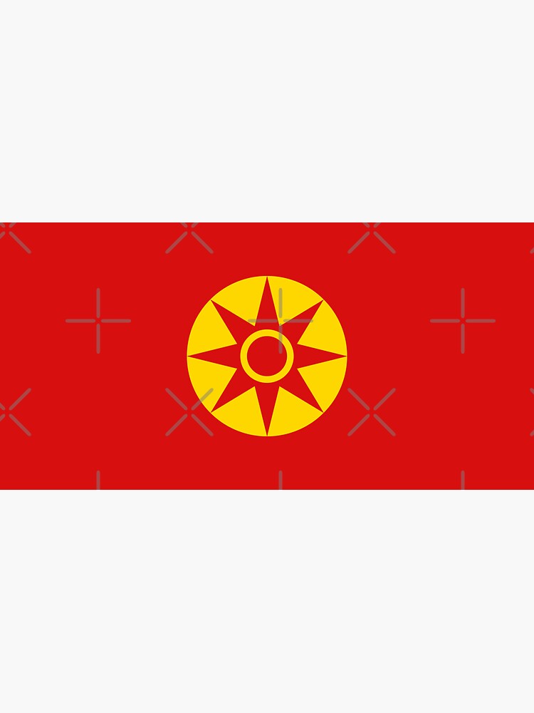 "Flash Gordon - Mongo Flag" Sticker by mysteriousways | Redbubble