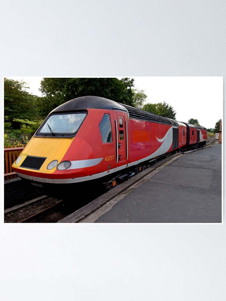 "HST Power car 43257" Poster by Scenebyrail | Redbubble