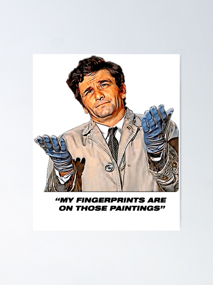 "Women Men Columbo Suitable For Framing Retro Vintage" Poster for Sale ...