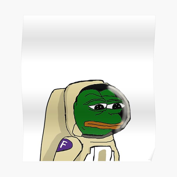 "Pepe Space " Poster by NiceLabs | Redbubble