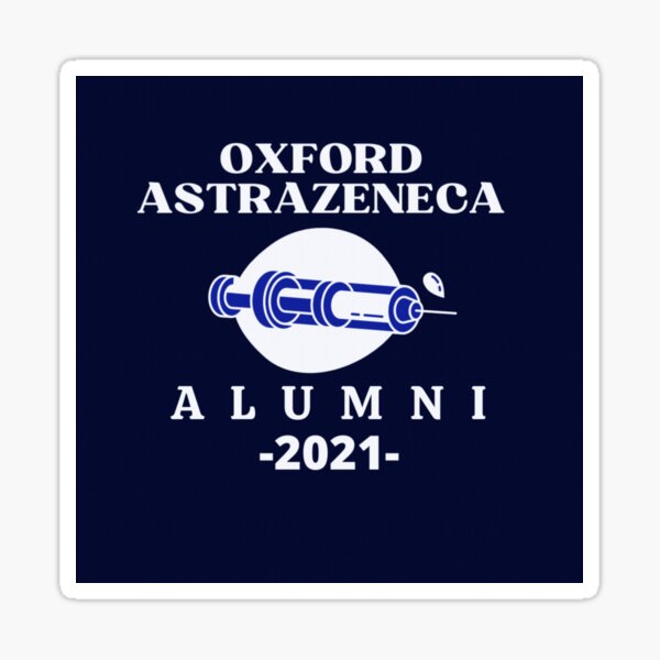 "Oxford AstraZeneca Alumni 2021 logo " Sticker for Sale by BeatrxiLilly ...