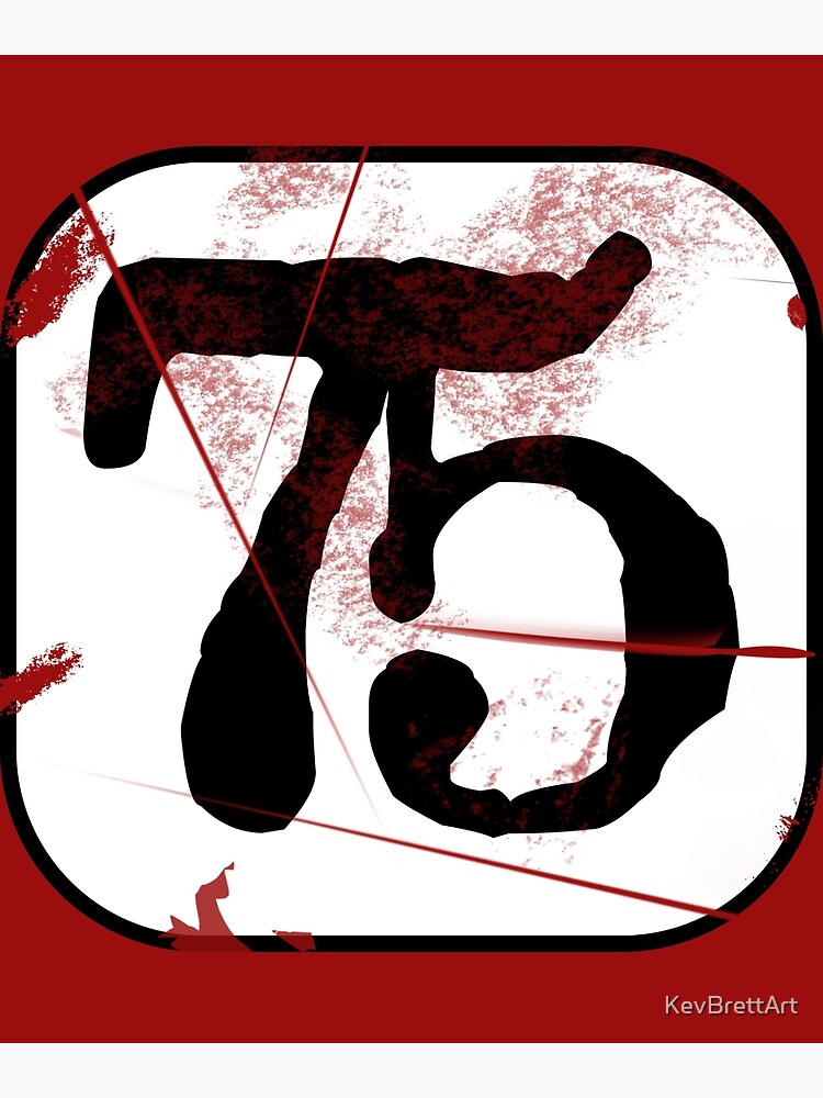 "Classic Retro 75 Vintage Car Racing Number Boxed" Poster for Sale by ...