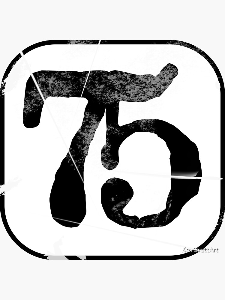 Pegatina «Classic Retro 75 Vintage Car Racing Número en caja» de ...