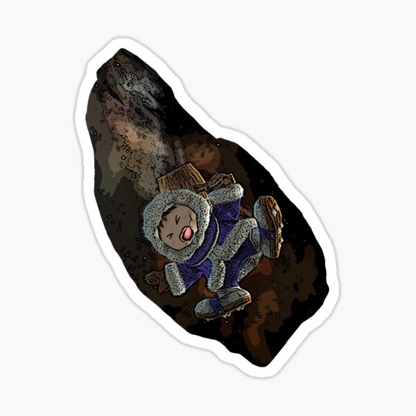 "Ice climber pain" Sticker by moyst | Redbubble