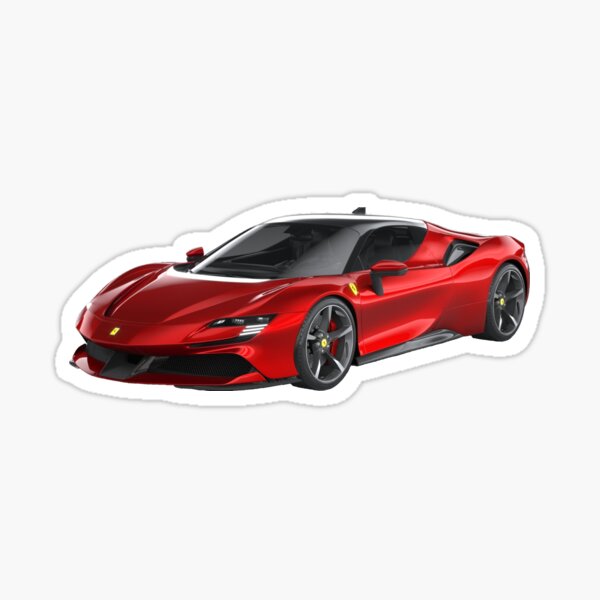 "SF90 Stradale" Sticker for Sale by CreativeBlue | Redbubble