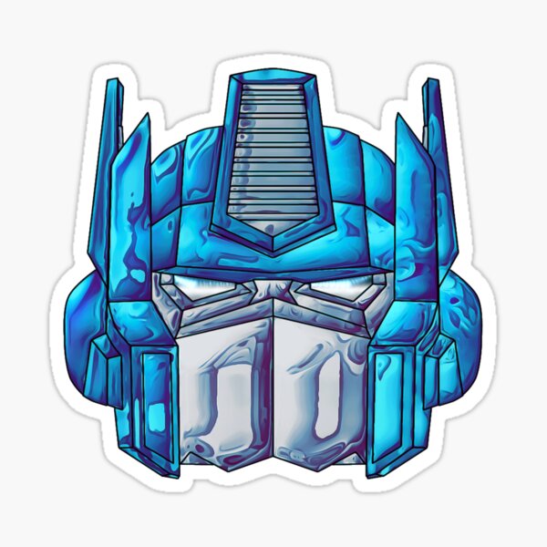 "optimus prime metallic " Sticker by mysteriosupafan | Redbubble