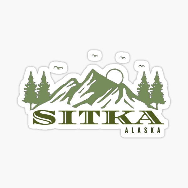 "SITKA ALASKA 2" Sticker for Sale by SandeepGombra | Redbubble