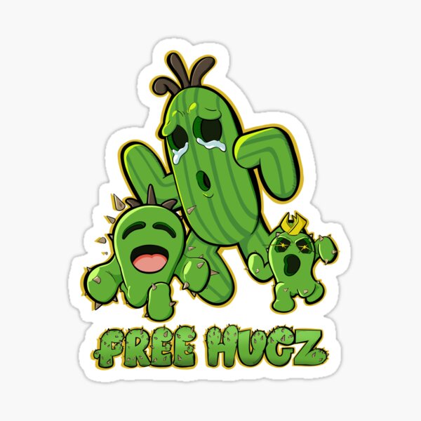 "Free Hugz" Sticker by Mattdrawsstuff | Redbubble