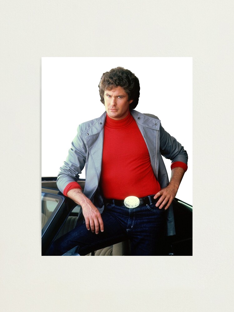 "Knight Rider KITT, David Hasselhoff" Fotodruck von Stefanbalaz | Redbubble