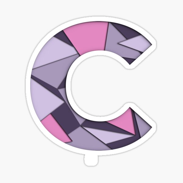 "Letter C" Sticker for Sale by ART-Homes | Redbubble