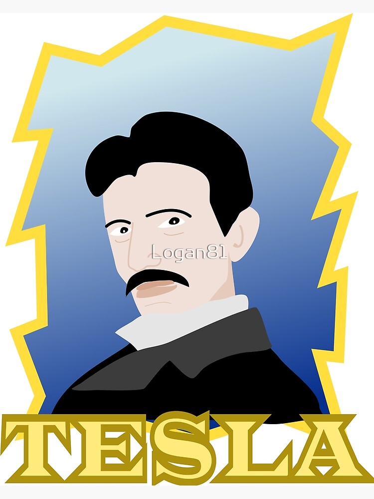 "Nikola Tesla logo" Poster by Logan81 | Redbubble
