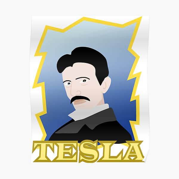 "Nikola Tesla logo" Poster by Logan81 | Redbubble