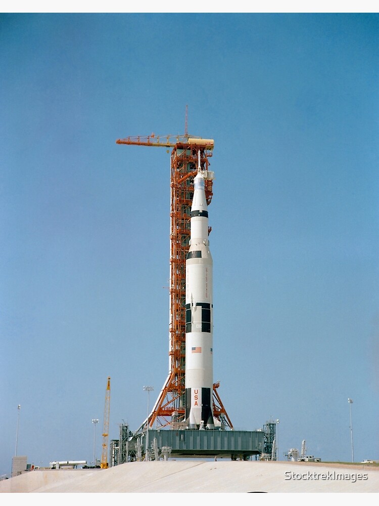 Impression photo « Véhicule spatial Apollo 10 sur la rampe de lancement ...