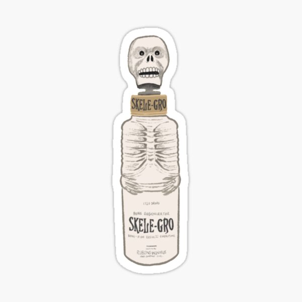 "Skele-gro potion bottle " Sticker for Sale by GagoedkisS | Redbubble