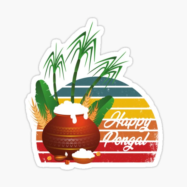 "Pongal Festival,Happy Pongal,Gifts" Sticker for Sale by therealabdo1 ...