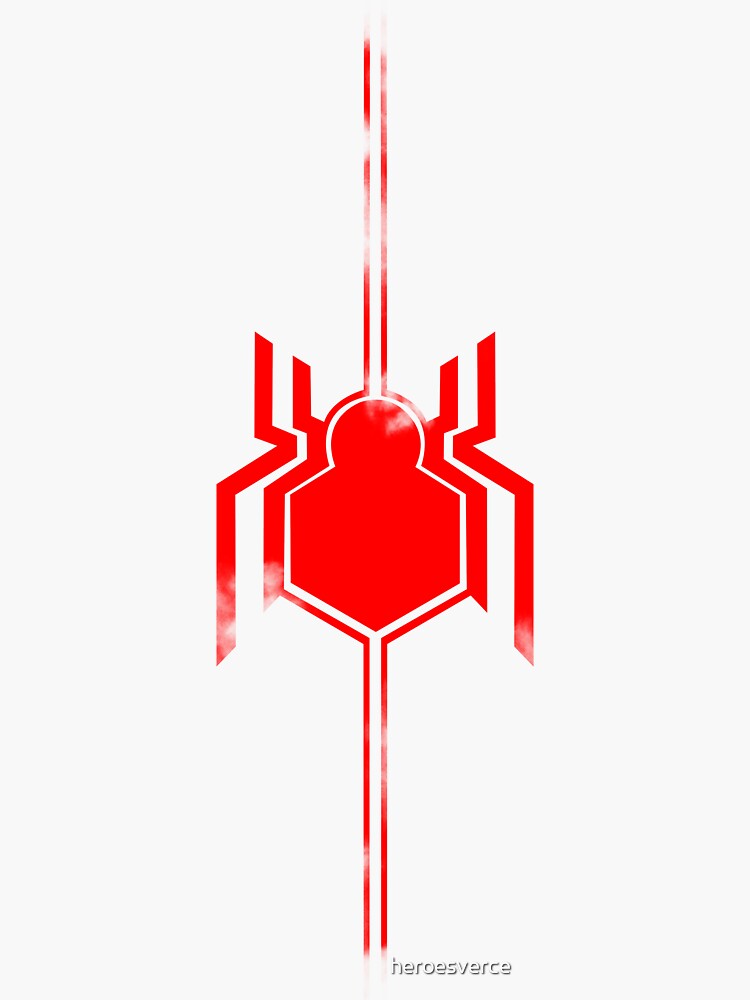 "Spidey logo Design" Sticker for Sale by heroesverce | Redbubble