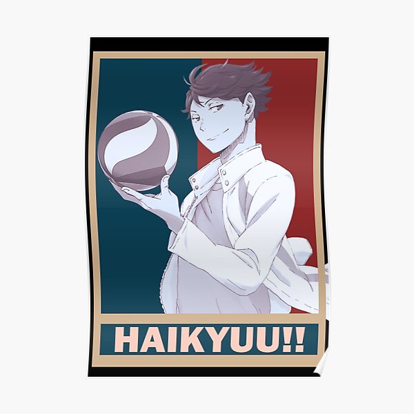 "Tooru Oikawa Haikyu Haikyuu Vintage-Vektor-Anime-Design" Poster von ...