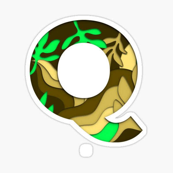 "Letter Q" Sticker for Sale by ART-Homes | Redbubble