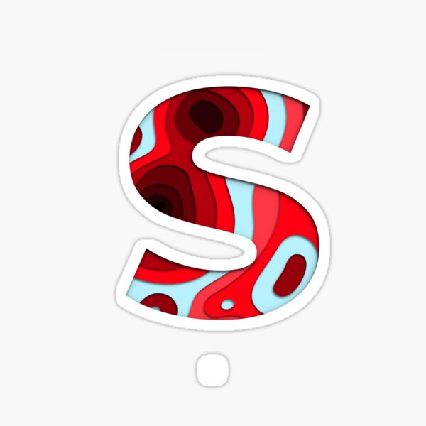 "Letter S" Sticker by ART-Homes | Redbubble