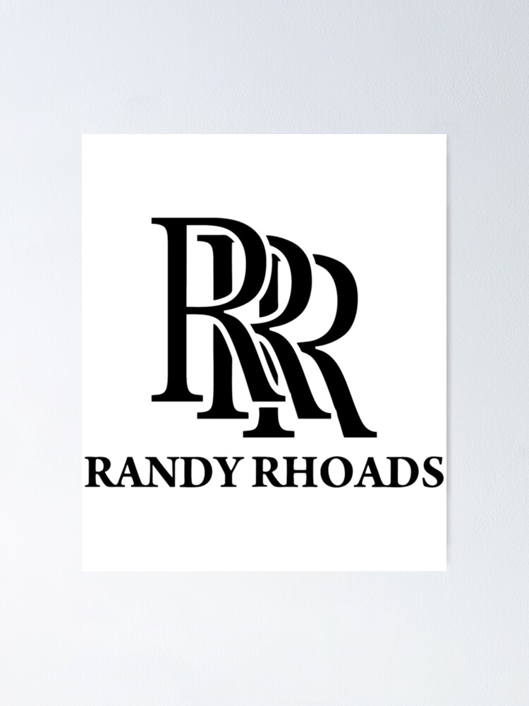 "Randy Rhoads " Poster for Sale by Finn-GX | Redbubble