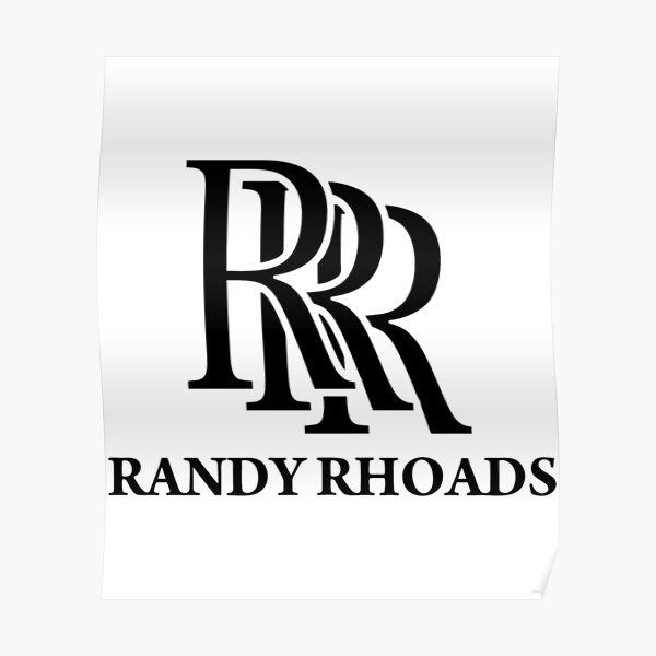 "Randy Rhoads " Poster for Sale by Finn-GX | Redbubble