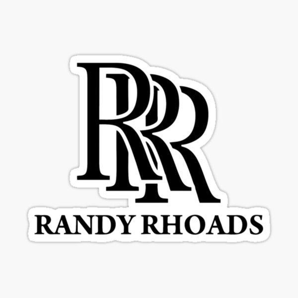 "Randy Rhoads " Sticker for Sale by Finn-GX | Redbubble