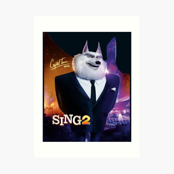 "Jimmy Crystal Sing 2 Character" Art Print for Sale by dbleh | Redbubble