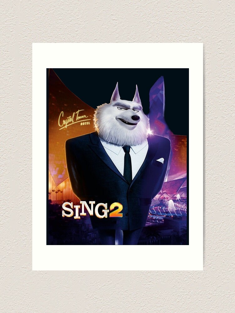 "Jimmy Crystal Sing 2 Character" Art Print for Sale by dbleh | Redbubble