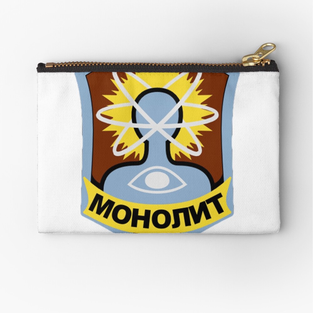 "Monolith Faction Logo - STALKER (S.T.A.L.K.E.R.)" Zipper Pouch by ...