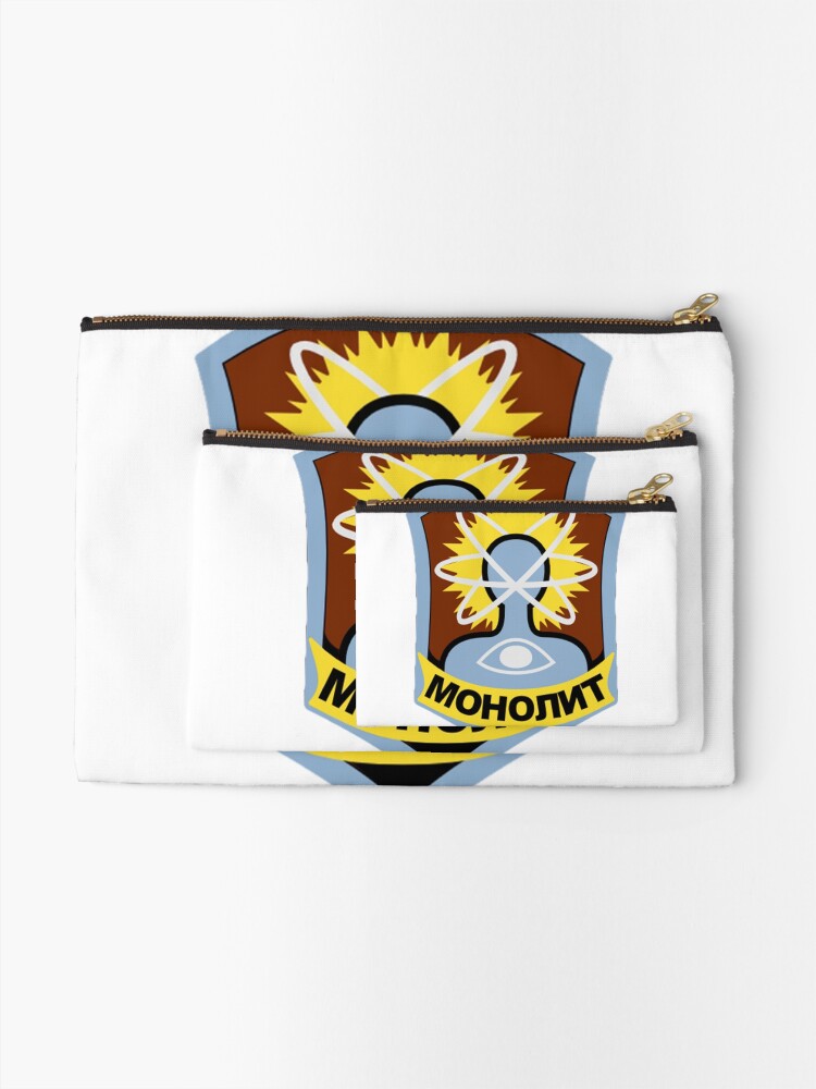 "Monolith Faction Logo - STALKER (S.T.A.L.K.E.R.)" Zipper Pouch by ...